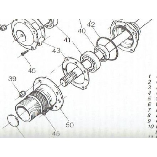 3HA & 4HA Axle Redesigned Halfshaft & Hub Assembly Kit to convert axle ...